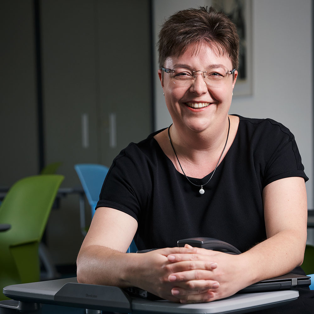 KIT-Bibliothek | Über uns - Profil - Ausbildung + Karriere - Wir sind Bibliothek - Valerie Boda